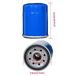 HIFROM Replacement Oil Filter Compatible with Honda GX610 GX620 GX630 GX660 GX670 GX690 Part # 15400-PLM-A02