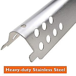 BBQ Future Grill Replacement Parts Kit for Charbroil Performance 4 Burner Gas Grills 463347017 463361017 463377017 463376117 463377117 463377319 463673519, 4-Pack Heat Plates & Burners Accessories