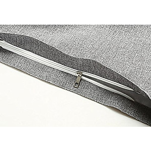 Covelin Women's Retro Large Size Canvas Shoulder Bag Hobo Crossbody Handbag Casual Tote Black