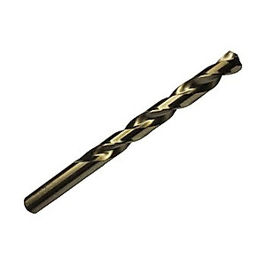 6 Pcs, 5/64" Cobalt Gold Heavy Duty Jobber Length Drill Bit, Drill America, D/Aco5/64, Flute Length: 1"; Overall Length: 2"; Shank Type: Round; Number of Flutes: 2 Cutting Direction: Right Hand