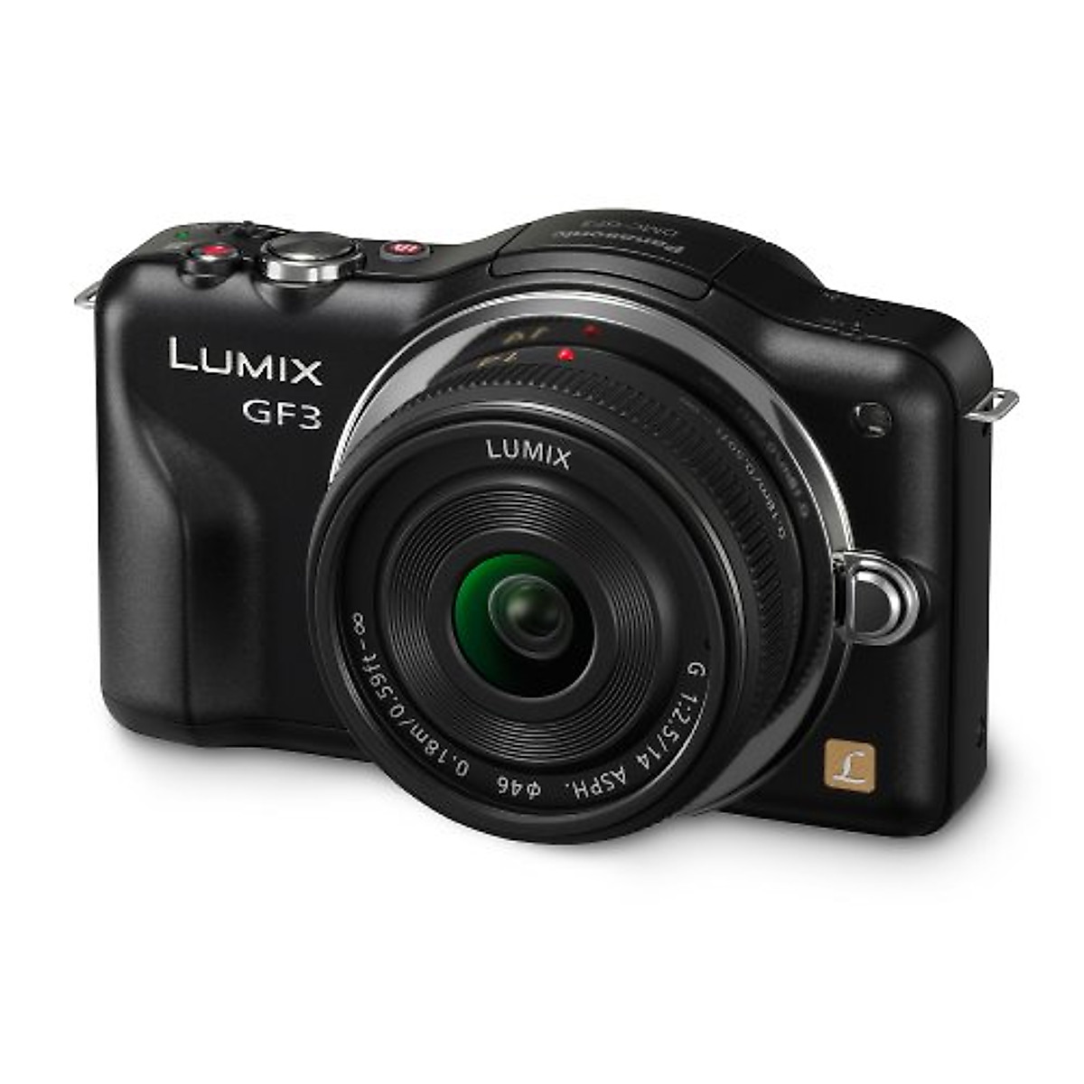 Panasonic Lumix DMC-GF3CK Kit 12.1 MP Digital Camera with 14mm Pancake Lens