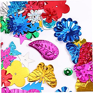 VILLCASE 50 table scatter christmas star confetti glitter christmas confetti sprinkles christmas party mermaid confetti house accessories for home DIY sequins wedding Jewelry buckle