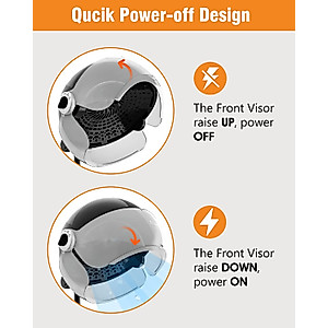 COLLIFORD Ionic Hooded Hair Dryer, 1875W Professional Height Adjustable Standing Hair Dryer Bonnet with 3 Temperature Settings, Portable Salon Dryer with Rolling Wheels for Home & Hairstylist