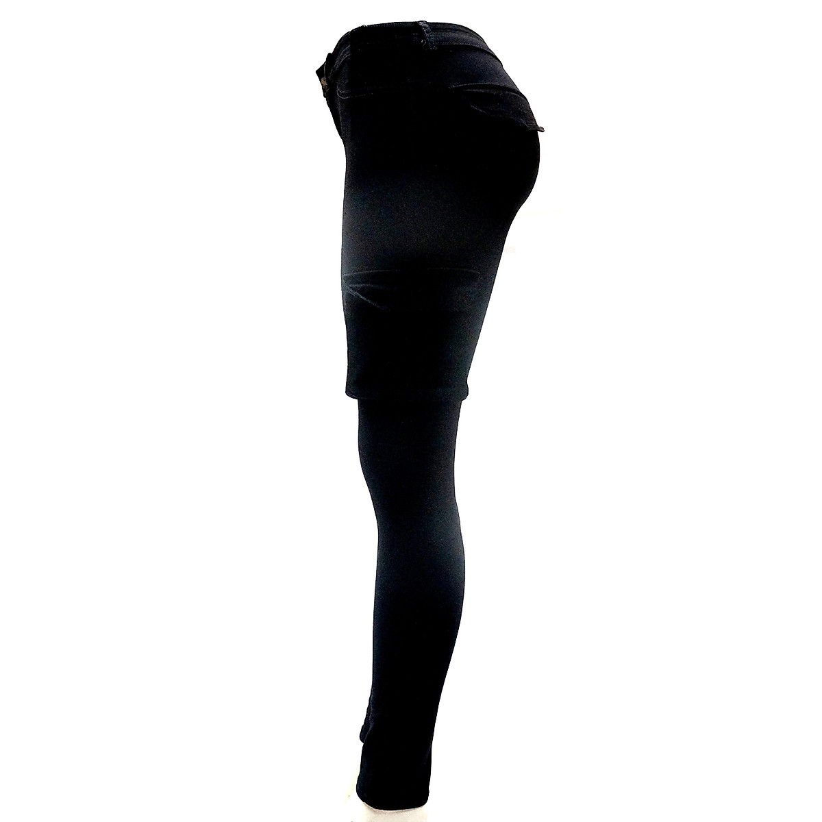 Jack David/Wax Jeans/Lucy Jeans Women's Cargo Pants Stretch Solid Casual Skinny