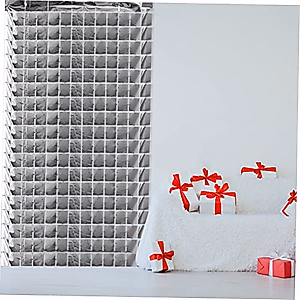 Mikikit 6 pcs Square Tinsel Curtain Pink Decor Blue Decor Gold Curtain Metallic Tinsel Curtains Purple Party Decorations Tinsel Backdrop Wall Tinsel Fringe Curtain Ribbon Christmas Plastic