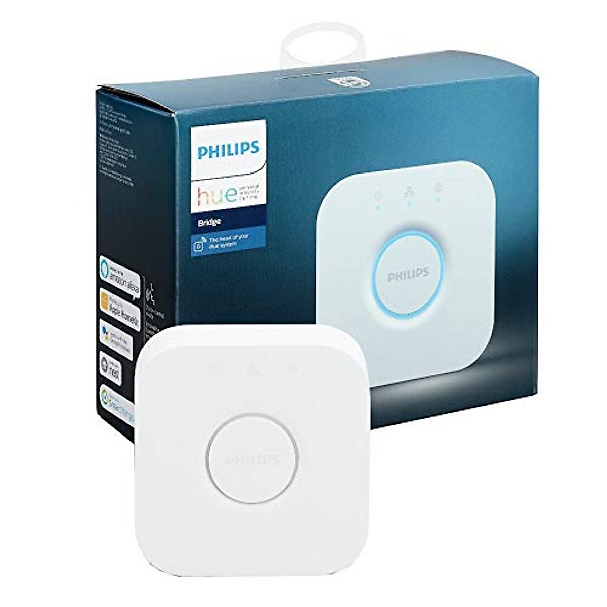 Philips Hue White and Color Ambiance Starter Kit (Older Model, 3 A19 Bulbs and 1 Bridge, Compatible with Amazon Alexa, Apple HomeKit and Google Assistant)