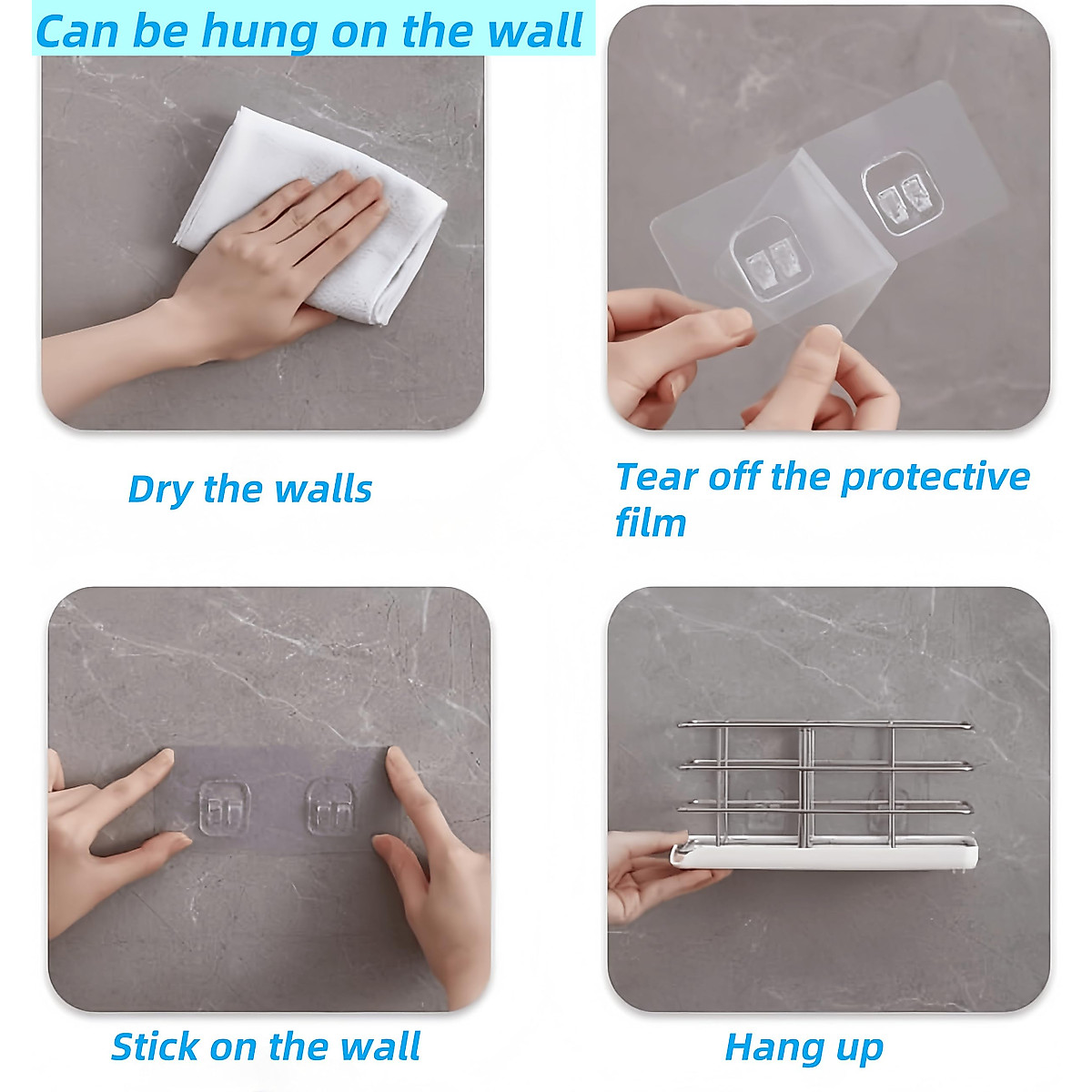 XG Glitter Sponge Holder for Sink - Sink Caddy - Stainless Steel Kitchen Sink Sponge Holder with Extra Strong Adhesive - Rust Proof Dish Brush Holder & Dish Sponge Holder - Kitchen Sink Organizer