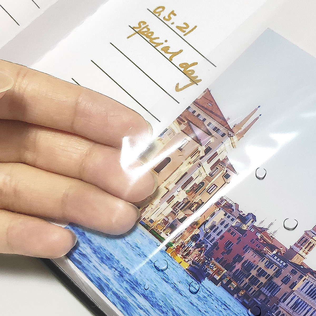 Holoary Photo Album 4x6 160 Photos Two Pictures Per Page, Memo Writing Area for Each Pocket, 160 Pockets 4”x6”, Printed Book Cover Travel Design Natural Beach Memories