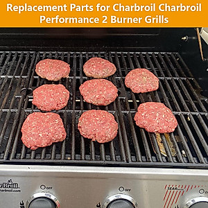 BBQ-PLUS Gril Grates Replacement Parts for Charbroil Performance 4 Burner 463335517 463376017 463347418 463347519 463377319 463342118 463347518 463332718 G470-0003-W1,Cast Iron Cooking Grids,3 Pack