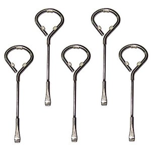 5 Pack Paint Can Opener, Bottle Opener, Metal Paint Can Opening Tool, 5 Pack Steel Paint Can Tool