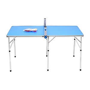 Ping-Pong Tables,Outdoor Ping Pong Table,Table Tennis Tables,Indoor Ping-Pong Tables with Accessories Including Rackets,Net and Table Tennis Balls,Foldable Easy Assembly,for Home Office Family