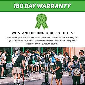 Lucky Crew Complete Pro Scooter - Trick Scooter for Beginner to Intermediate Riders, Ultra