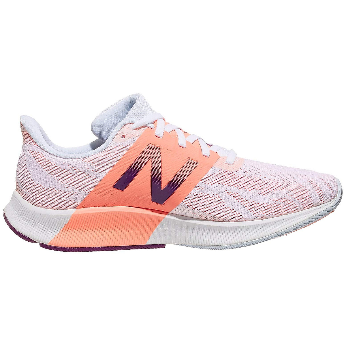 New Balance Women's FuelCell 890 V8 Running Shoe, Moon Dust/Ginger Pink/Plum, 7.5