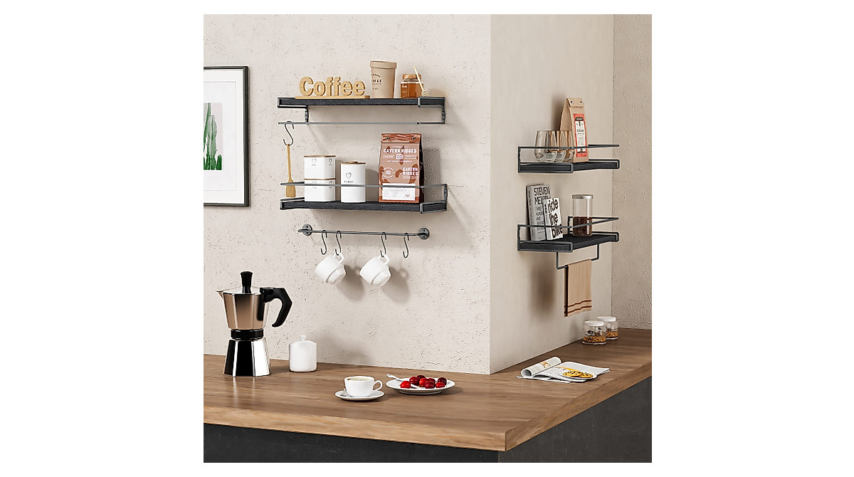Stylish Forbena Floating Shelves for Bathroom & Kitchen