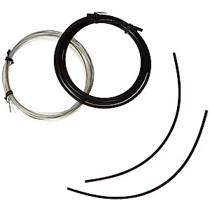 Jagwire Elite Sealed Shift/Gear Cable Kit (x2 Cables) - Stealth Black