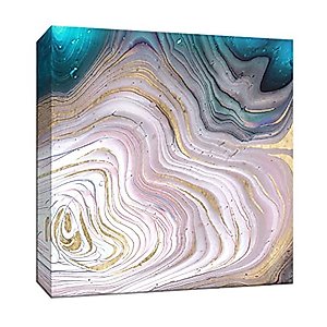Maxfield Home Ripple Effect ll Canvas Wall Art, 22x22, Multi-Color