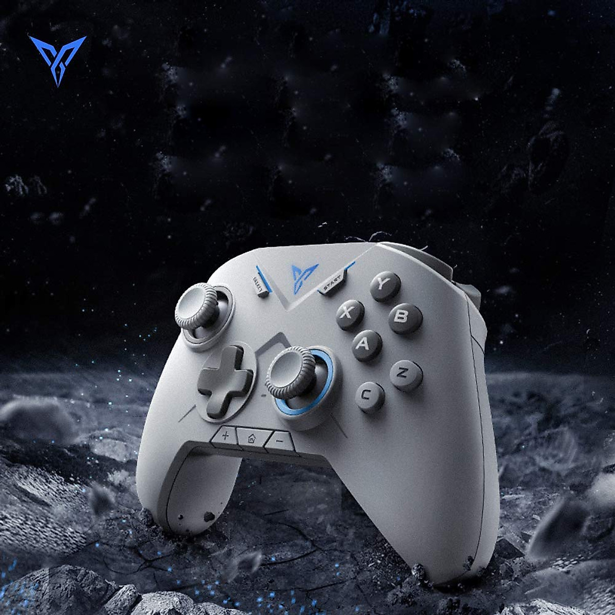 FLYDIGI Vader 2 Wireless Game Controller, Configurable Multi-Platform Gamepad, Dual Vibration, 6-axis Motion Sensing, DOES NOT SUPPORT IOS 13.4 AND ABOVE (Grey)