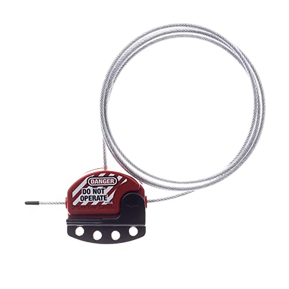 Master Lock S806 Adjustable Lockout Tagout Steel Cable, 5/32" Diameter ...