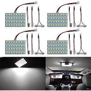 LivTee LED Interior Car Lights Accessories with 194 168 T10 / DE3175 / BA9S / 6418/211-2 578 Festoon Replacement Lighting for Cars Trucks Camper, Led Interior Lights Map Trunk Dome Lights, White