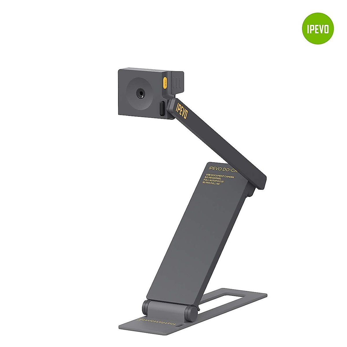 IPEVO DO-CAM Portable & Compact Ultra HD 8MP USB Camera for Professional Visual Presentations and Communication — Real-time Image Capture, Webcam for Conference Call, Distance Learning, Remote Work