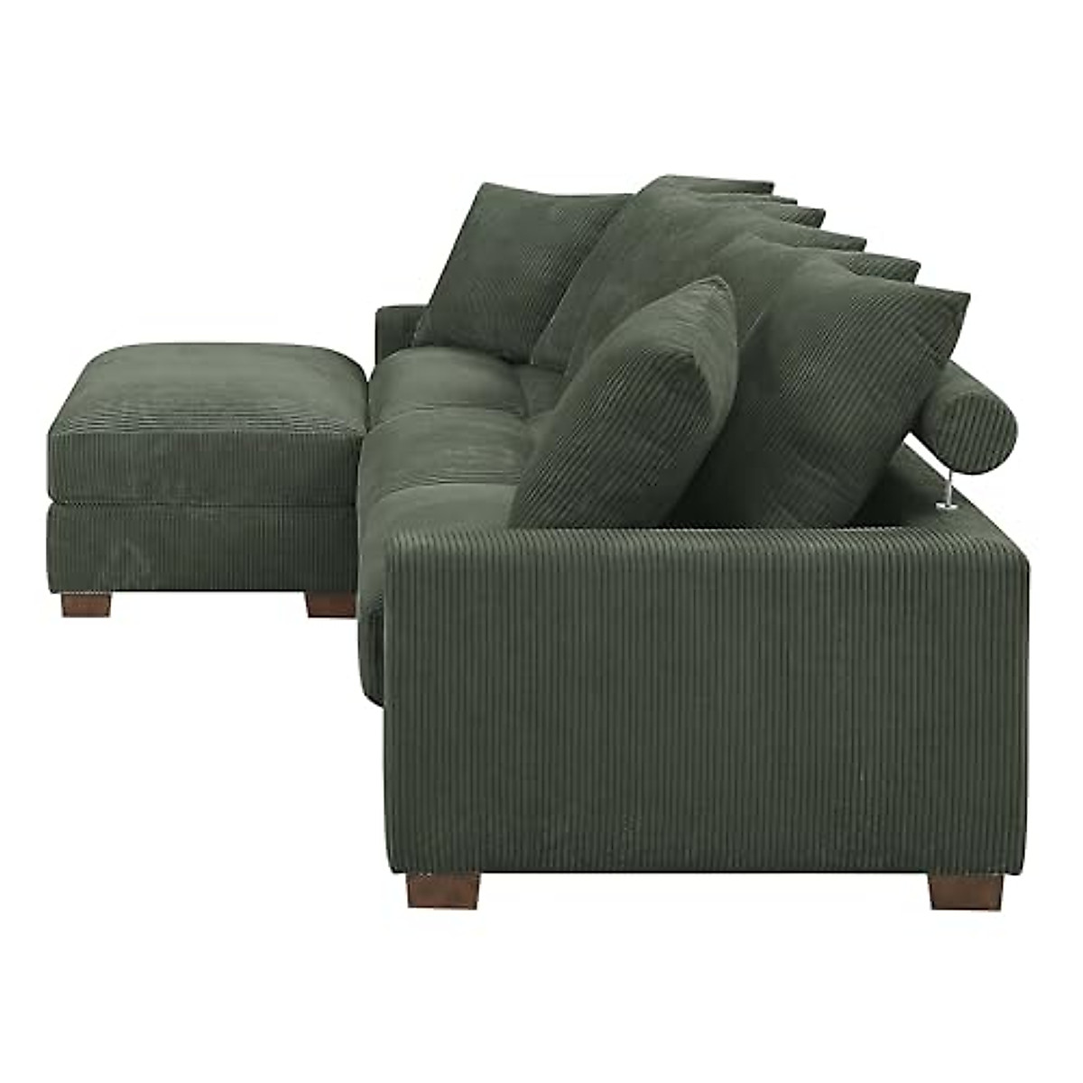 Oadeer Home Modular Sectional, Green