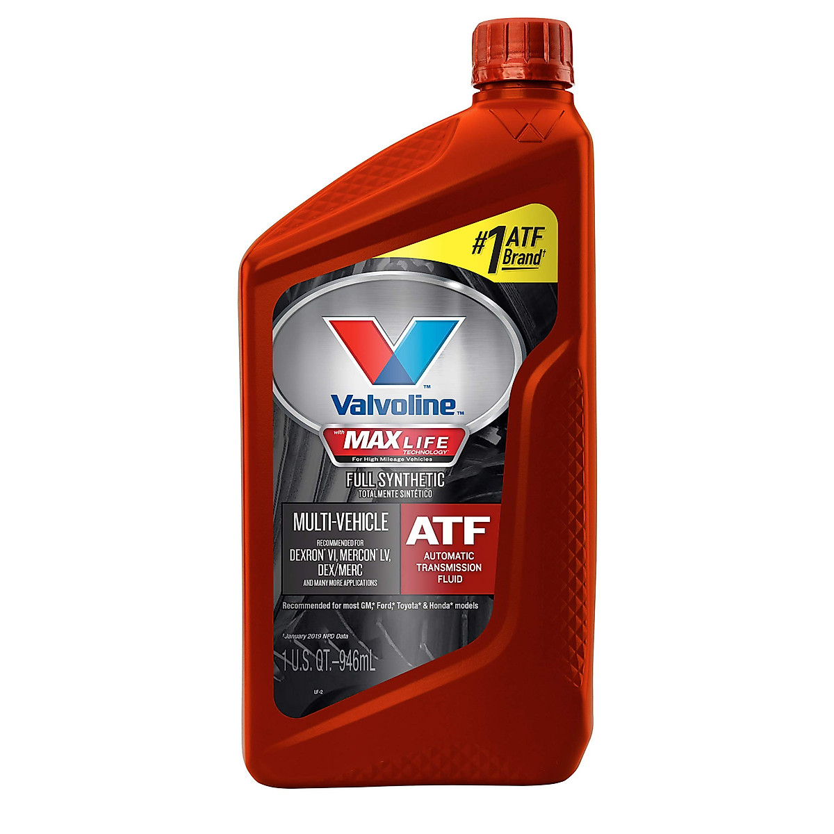 Valvoline Multi-Vehicle (ATF) Full Synthetic Automatic Transmission Fluid 1 QT