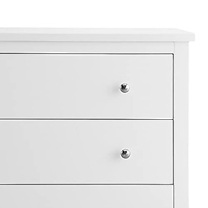 Delta Children Campbell 3 Drawer Dresser, Bianca White