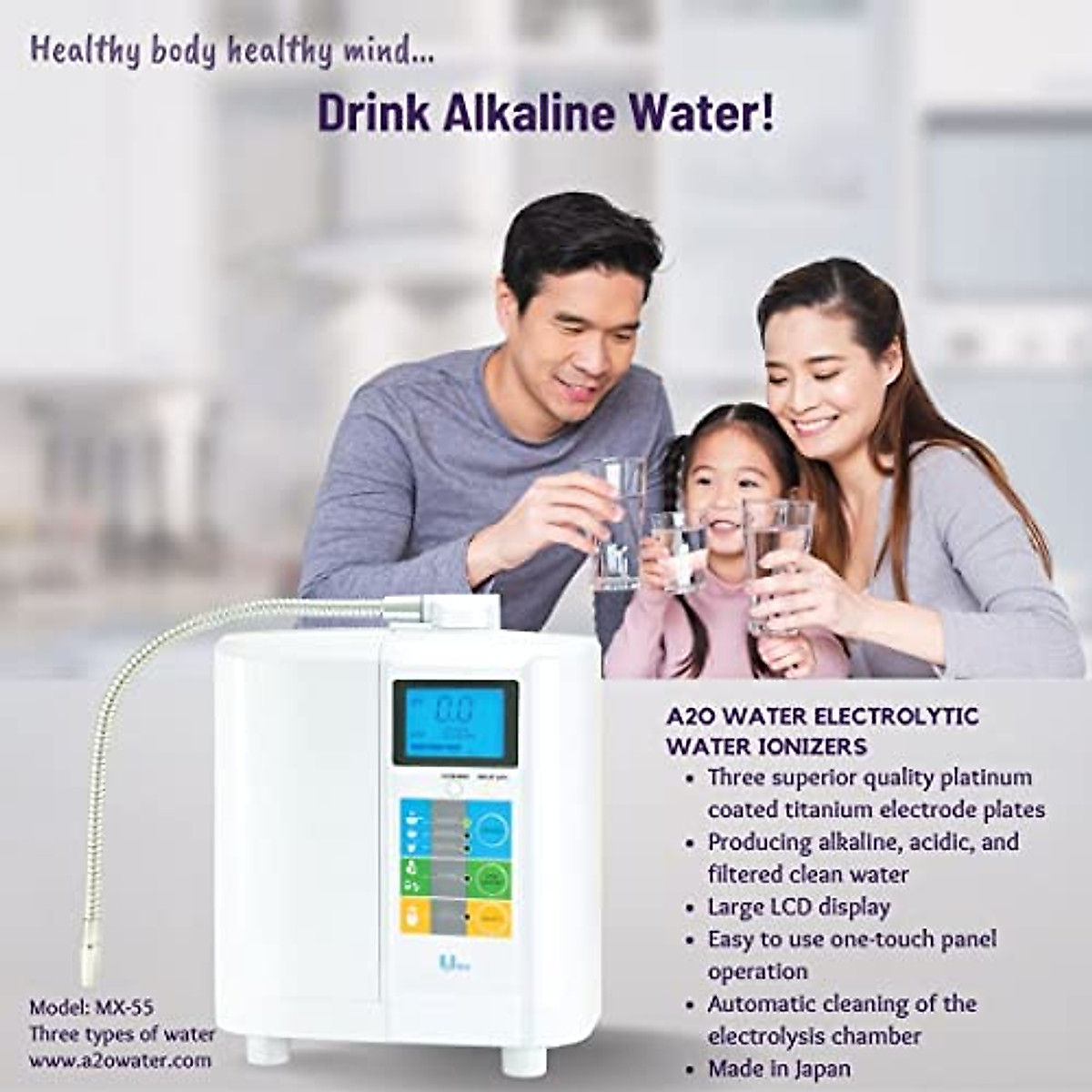 Advanced Alkaline Water Ionizer : MX-55