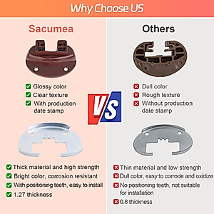 Fit for kenlin Rite-Trak II Replacement Drawer Track Slide Kit #168, 10 Set of Improved Commercial Rite Track 2 Drawer Guides Part - Fit Slide Drawers from Vaughan Bassett,Pulaski, Legacy Manufacturer