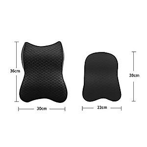 Car Neck Cushion for Driving,Car Seat Neck Pillow, Headrest Cushion for Neck Pain Relief & Cervical Support,Car Seat Headrest Neck Rest Cushion 3D Memory Foam Soft Breathable Seat Headrest Pad