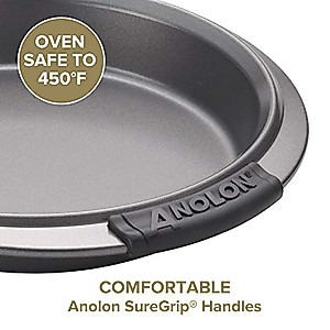 Anolon 2-Piece Steel Crisper Pan Set, Graphite