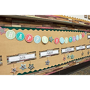 Teacher Created Resources Shabby Chic Circle Letters (77171), 3.5 Inches