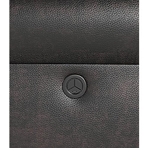 FANYE Breathable Leather Upholstered Power Motion 3 Seaters Sofa Couch W/USB Port, Wireless Charger,Stainless Steel Cupholders,Drop Down Table,2 Recliner Chaises and Magazine Bag, 85", Espresso