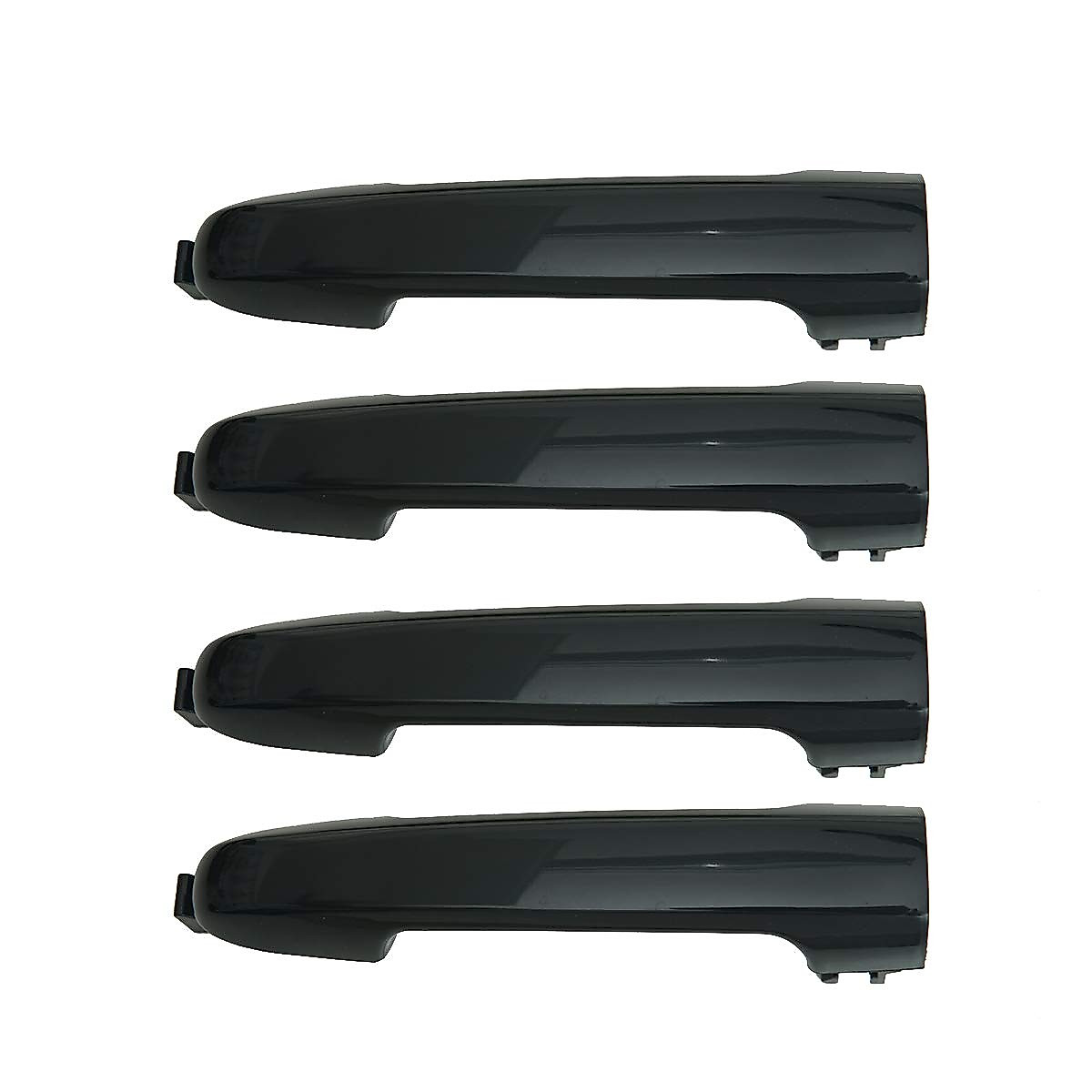 YMHHefy Door Handle Compatible for Hyundai Sonata 2005 2006 2007 2008 2009 2010 82651-3K000 826513K000 Outside Exterior Black Front Driver Passenger Side Rear Left Right 4Pcs