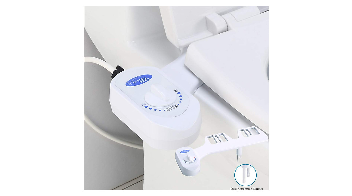 Self-Cleaning Retractable Nozzle Bidet for Easy Hygiene