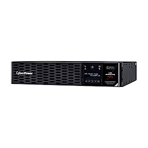 CyberPower PR1500RT2U Smart App Sinewave UPS System, 1500VA/1500W, 8 Outlets, 2U Rack/Tower, AVR