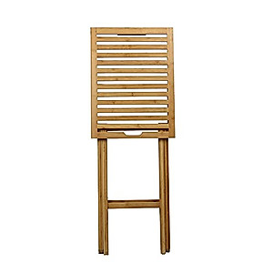 Proman Products Mirage Deluxe Foldable Bamboo Luggage Rack, 24" W x 18" D x 22" H, Natural