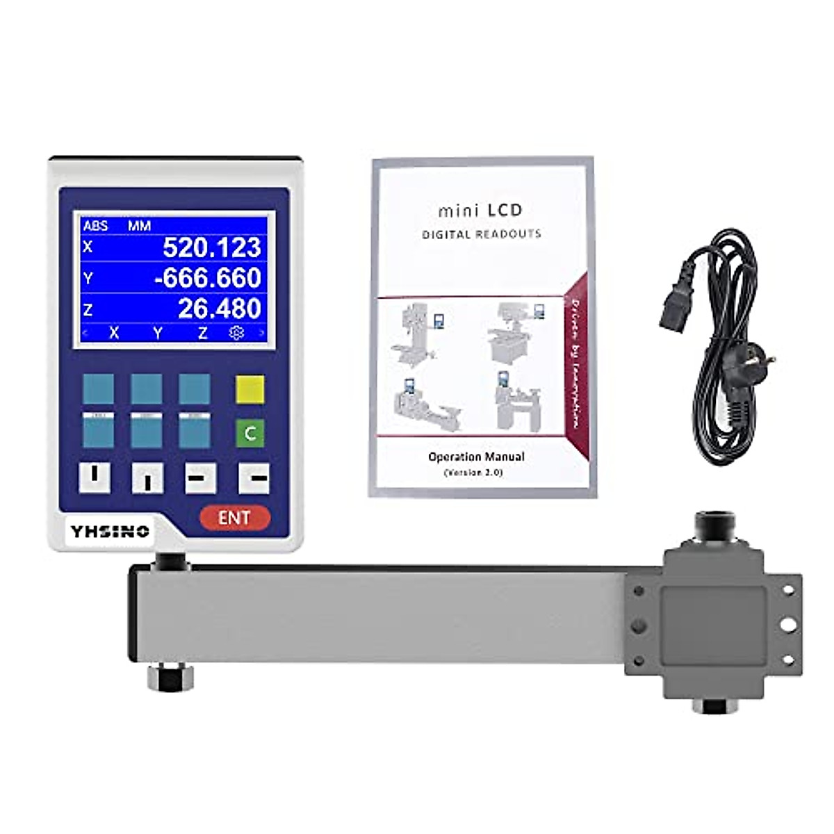 DRO LCD Screen Digital Readout Display for CNC Milling Milling Machine Mini Lathe Machine Tool (DRO Display)