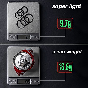 FEGVE Key Rings, Titanium Side Pushing Key Ring Keychain Rings Small Black Split Keyrings for Men (Black-6pcs)