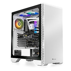 Thermaltake LCGS Glacier 460 AIO Liquid Cooled CPU Gaming Desktop (AMD Ryzen™ 5 5600X 6-core, ToughRam DDR4 3600Mhz 16GB RGB Memory, NVIDIA® GeForce RTX™ 4060, 1TB NVMe M.2, WiFi) S3GL-B550-460-LCS