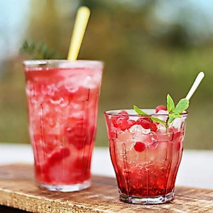 Duralex Picardie 18 Piece Clear Tempered Glass Drinkware and Tumbler Cup Set for Wine, Tea, Water, and Cocktails