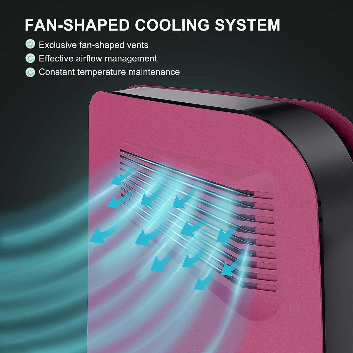 Plates for Disc Edition, Faceplate with Cooling Vents, Anti-Scratch Dustproof Protective Cover Plates for PS5 Disc Edition (Cosmic Red)