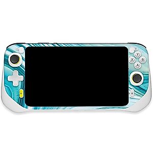 MightySkins Skin Compatible with Logitech G Cloud Gaming Handheld - Aquamarine Quartz | Protective, Durable, and Unique Vinyl Decal wrap Cover | Easy to Apply | Made in The USA