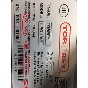 Scale Weighing Systems Tor-Rey 4 Volt Battery LPC-40L / PC-40L /PC-80L Scales