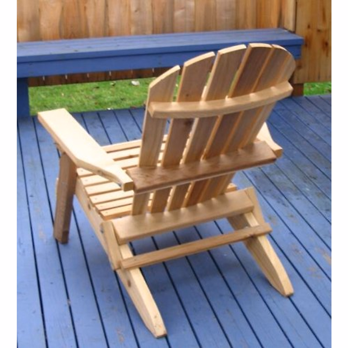Kilmer Creek Folding Natural Cedar Adirondack Chair, Amish Crafted