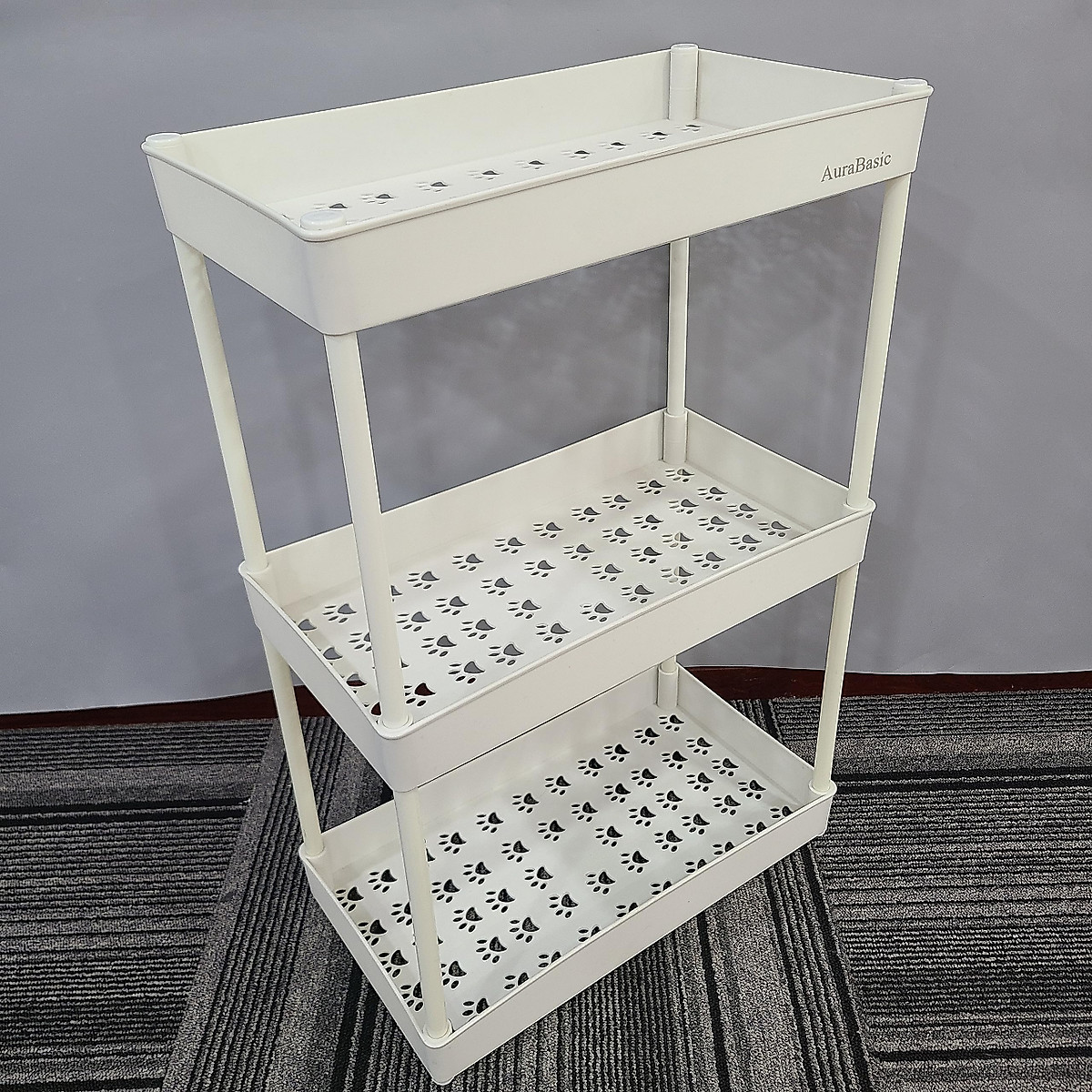 AuraBasic Shelves for Storage Space-Saving Racks Create Versatile Storage Solutions