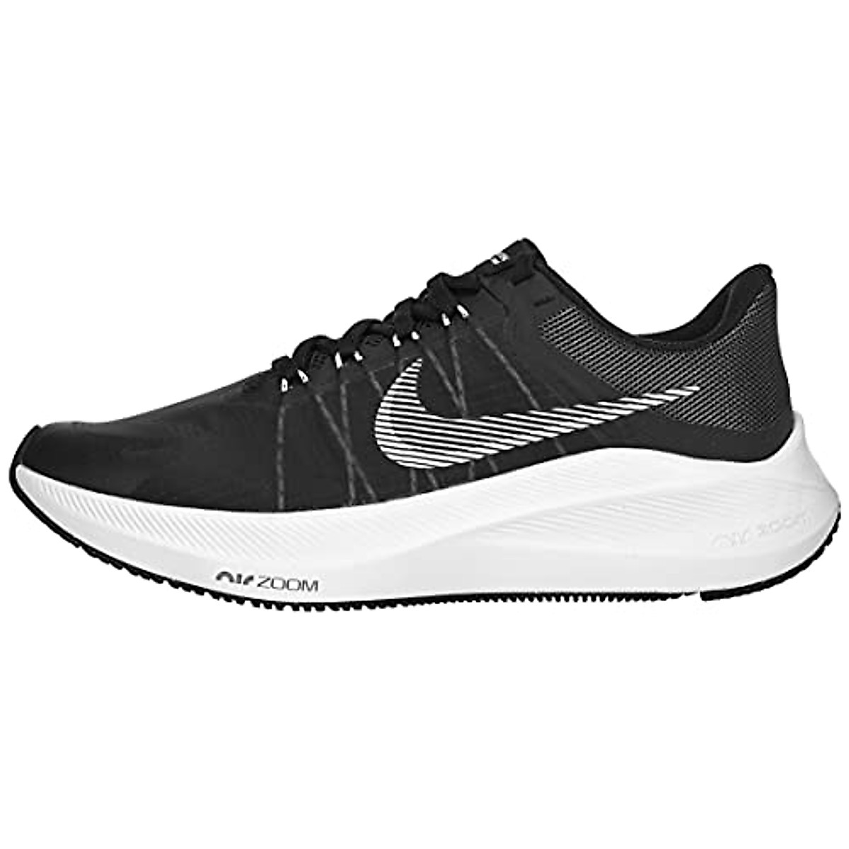 Nike Women's Winflo 8 Running Shoes, Black, 9