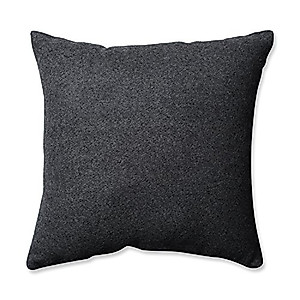Pillow Perfect Tribal Sampler Felt Throw Pillow, 16.5", Dark Melange/Grey