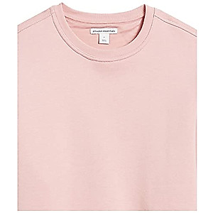 Amazon Essentials Men's Fleece Crewneck Sweatshirt (Available in Big & Tall), Pink, Medium