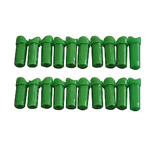 JIEXI HWYP Archery Nocks Half Moon Crossbow Arrow Nocks OD 7.76mm Pack of 50 (Green)